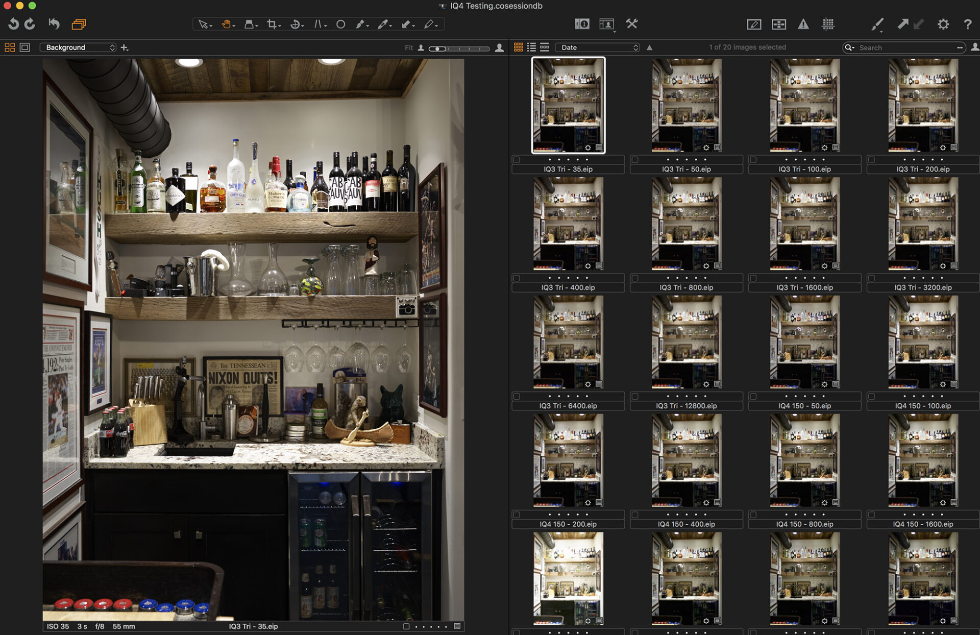 Phase One IQ4-150 ISO Testing - Capture Integration