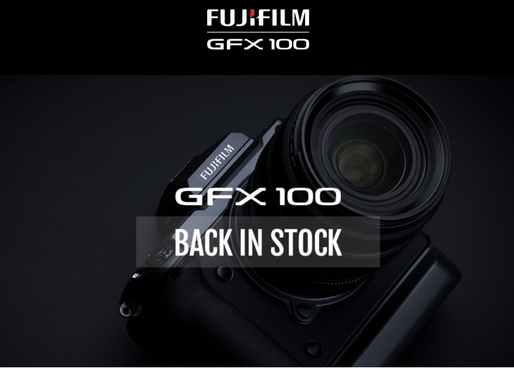 We have FujiFilm GFX 100... GET IT TODAY! - Capture Integration