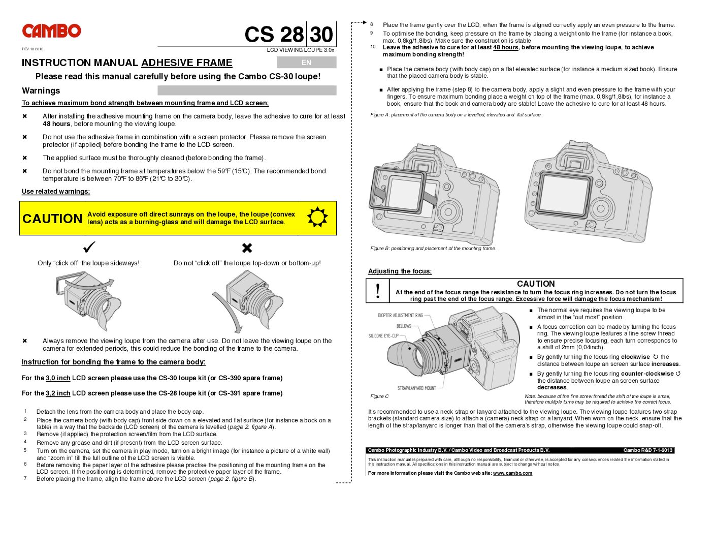 Got Glare! The Cambo Viewing Loupe - Capture Integration